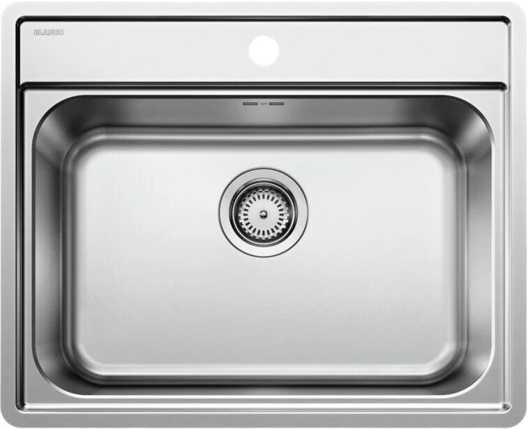 Мойка кухонная Blanco Lemis 6-IF 525108 металлическая, 61x50, прямоугольная, мойка для кухни, врезная, немецкая