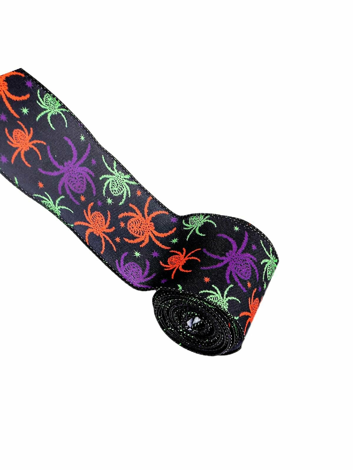 Лента для венка на Хэллоуин длиной 5 ярдов Декоративная лента для фестивального дома для вечеринки