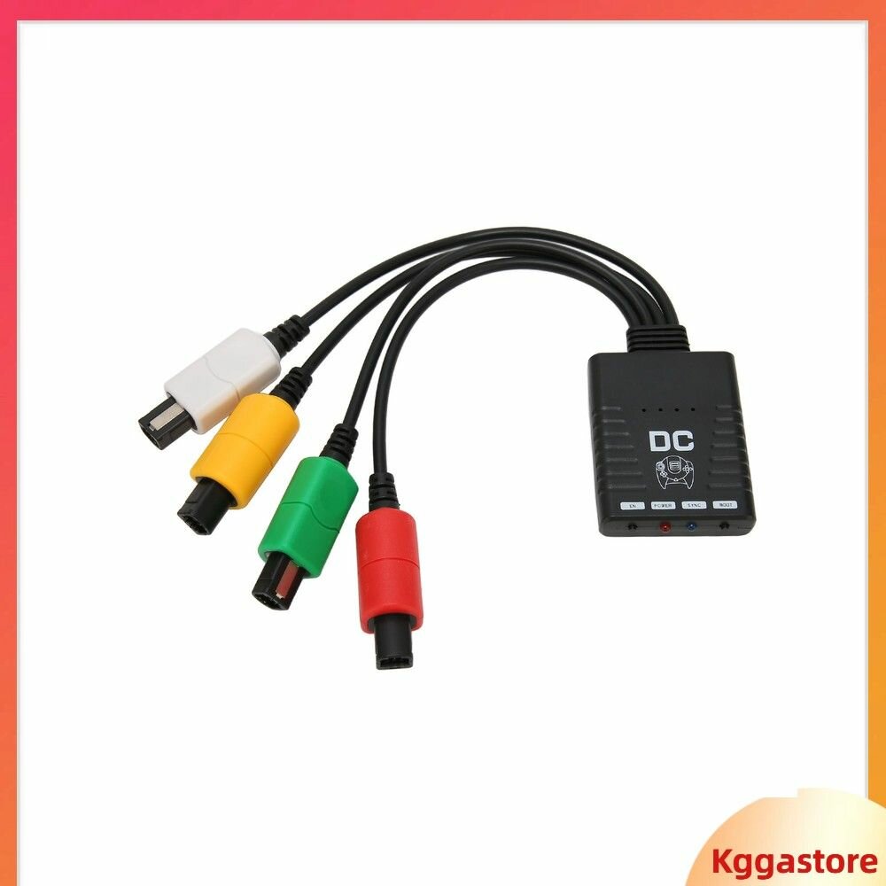 Адаптер беспроводного контроллера, 4 плеера, Bluetooth. Конвертер контроллера для Sega DC, PS5, 8bitdo, Wii