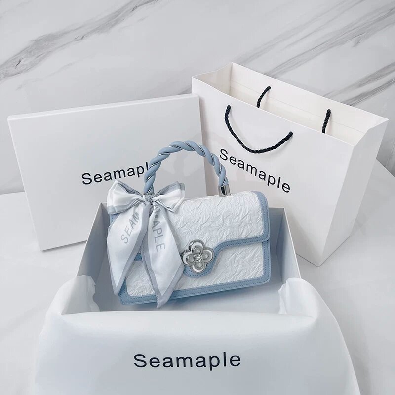 2025 Новая женская сумка, высококачественная легкая роскошь, маленькая квадратная сумка, уникальный дизайн, сумка из натуральной кожи, маленькая сумка в стиле Chanel, кроссбоди