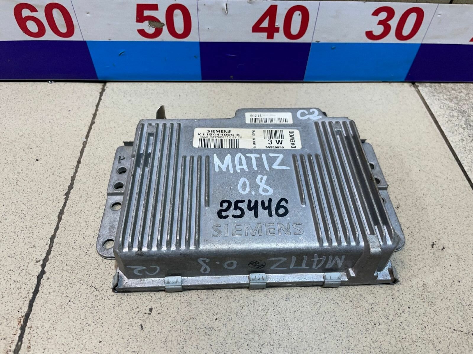 Блок управления двигателем Daewoo Matiz I рестайлинг (2000—2015) 96389099