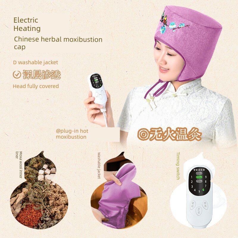 Термокомпресс для головы при головных болевых симптомах, простуде, мигрени, тепловая терапия для висков, средство для