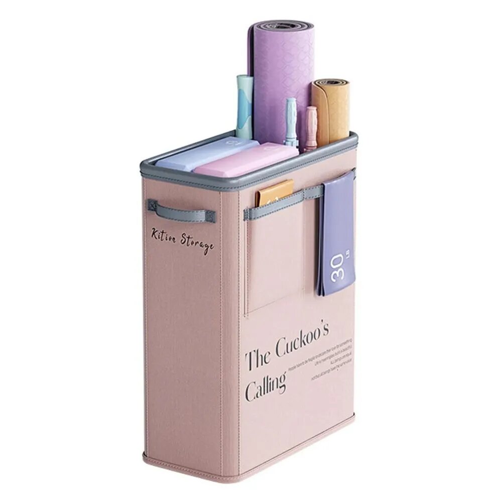 Современный держатель для спортивных аксессуаров, дышащие материалы, корзина для хранения, Розовый