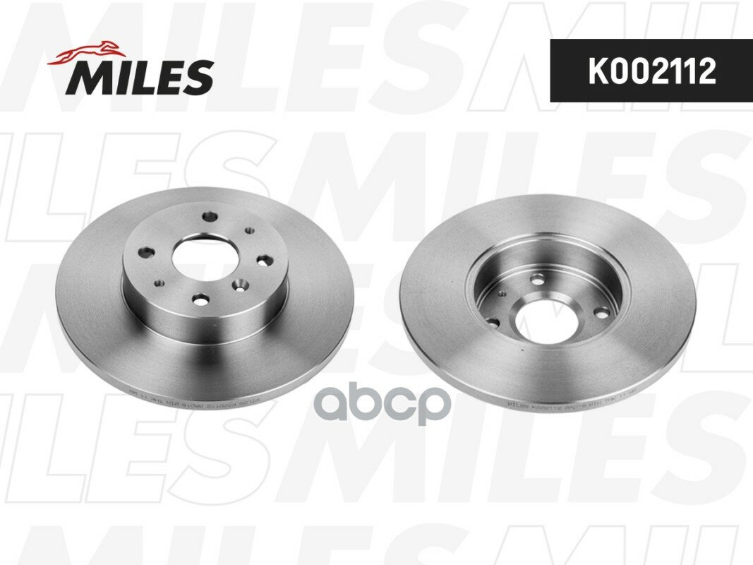 Диск тормозной GEELY OTAKA (CK-1)/01.07-/1.5 - передний Miles арт. k002112