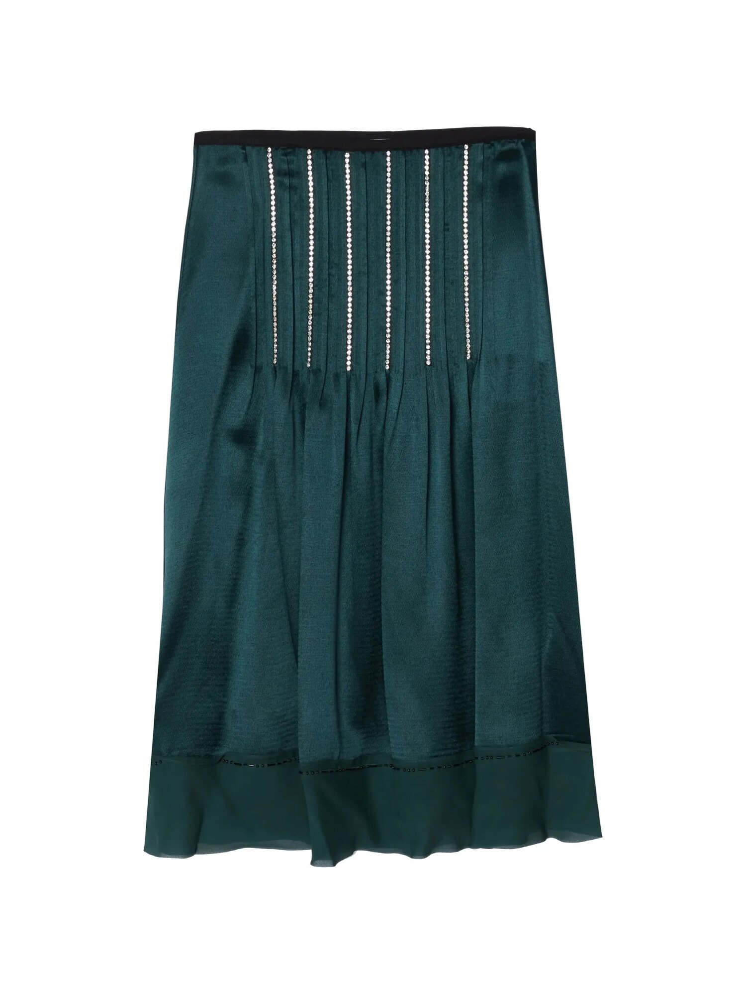 Юбка Crystal-inlay slip midi skirt
