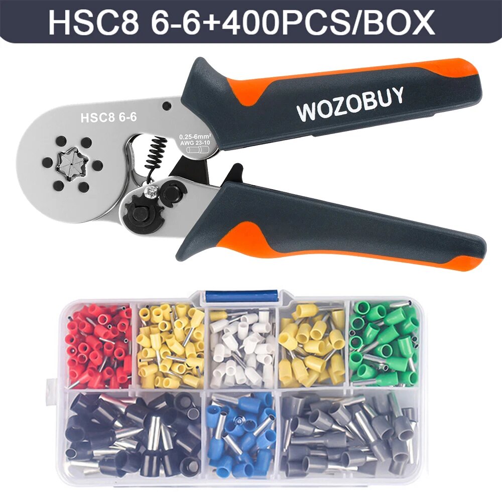 Многофункциональные плоскогубцы WOZOBUY для обжима наконечников HSC8 6-4/6-6