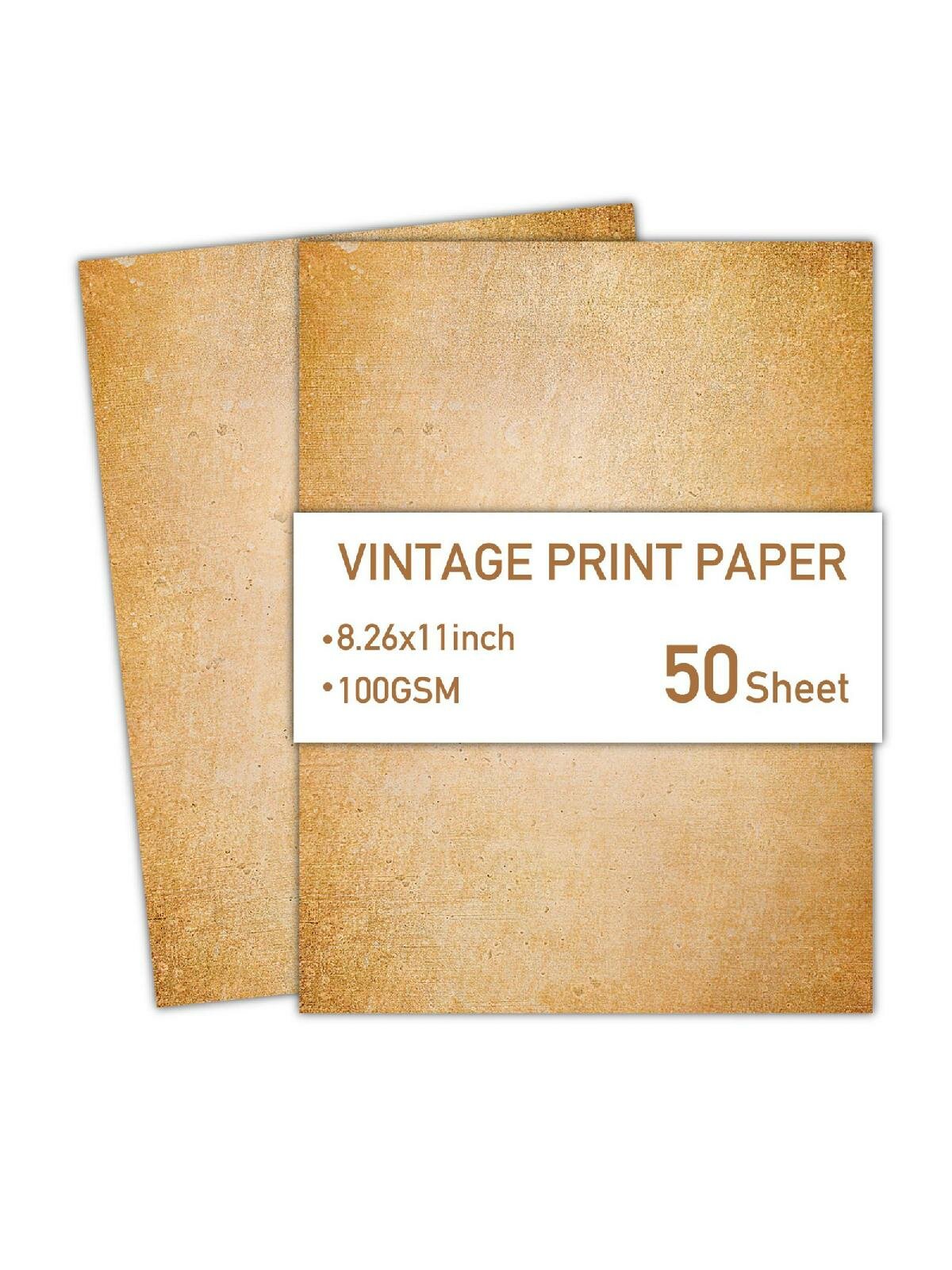 50 Листов Бумаги Для Писем Формата А4 Ретро-Писчая Бумага Двусторонняя Бумага Для Принтера