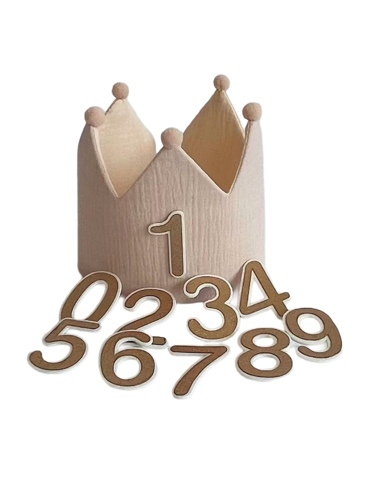 Украшения для празднования Дня рождения мальчиков и девочек Корона Реквизит для фотосъемки Головные уборы