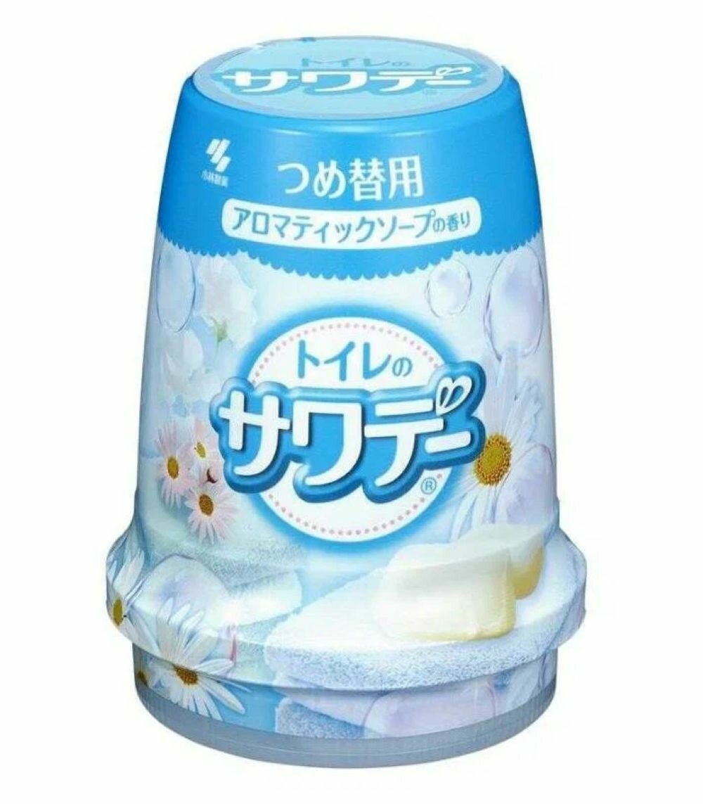 Освежитель воздуха для туалета Kobayashi Sawaday, Aromatic soap, сменный гелевый блок, 140 г