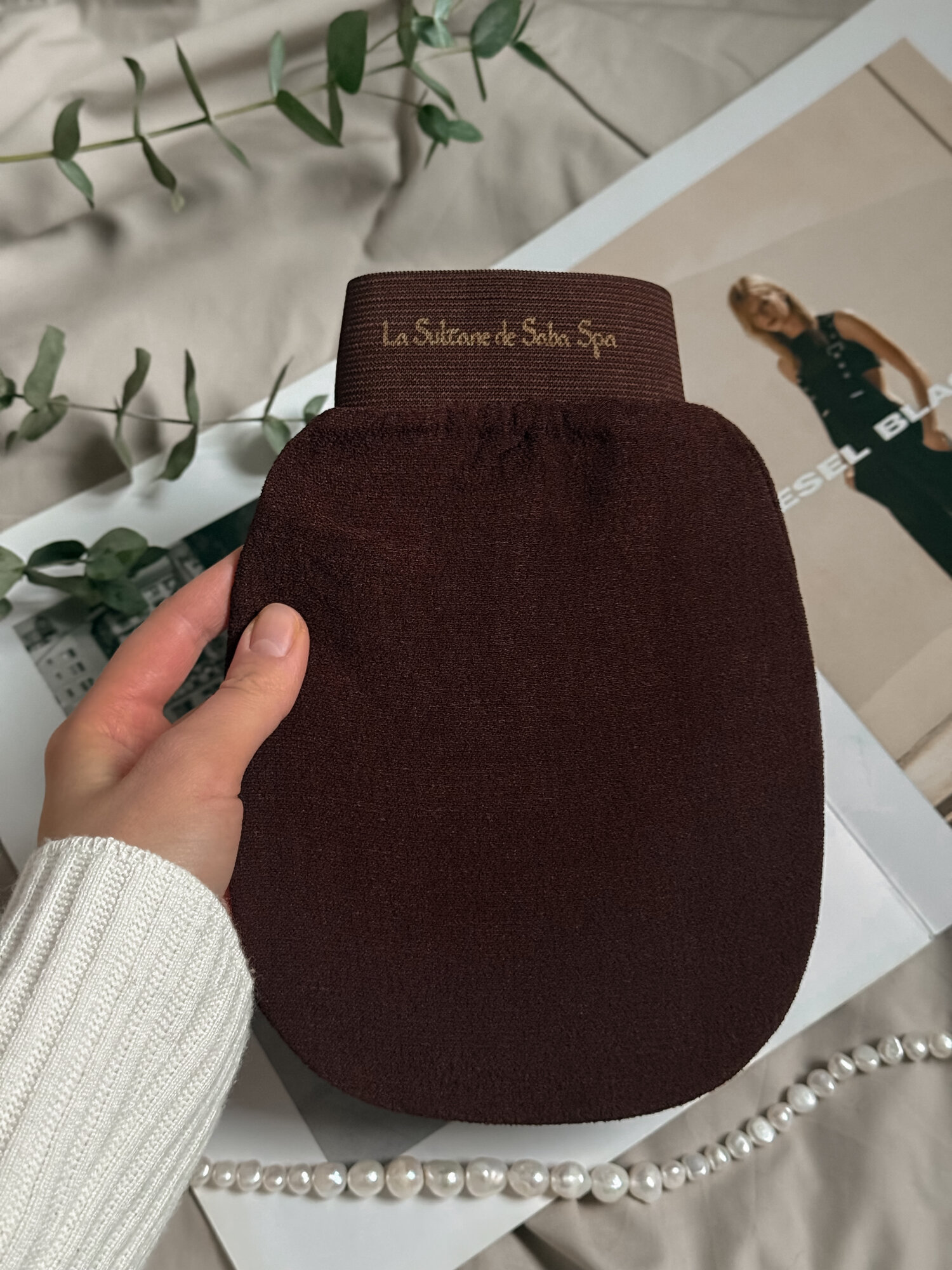 Рукавичка Кесса для глубокого очищения кожи La Sultane de Saba Kessa Exfoliating Spa Glove /29 мл/гр.