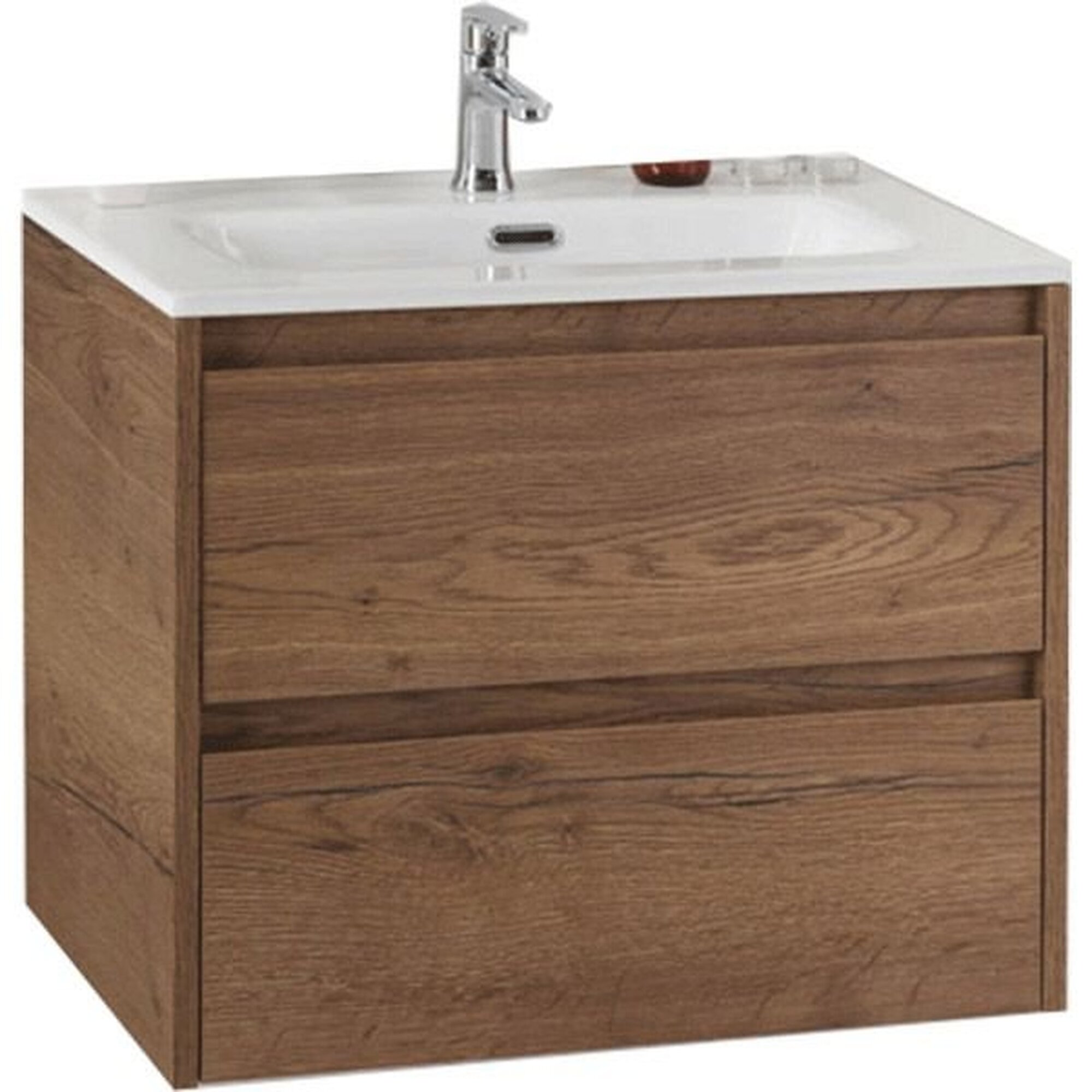 База под раковину BelBagno Rovere Tabacco KRAFT 39, подвесная, с ящиками, 60 см x 39 см x 50 см