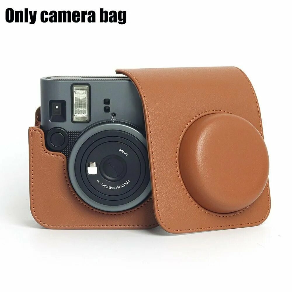 Чехол для instax mini 41 из однотонной кожи PU с защитой от царапин