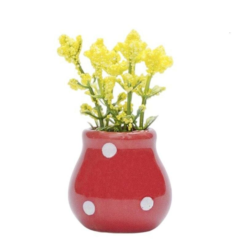 Керамический цветочный горшок с магнитом, F