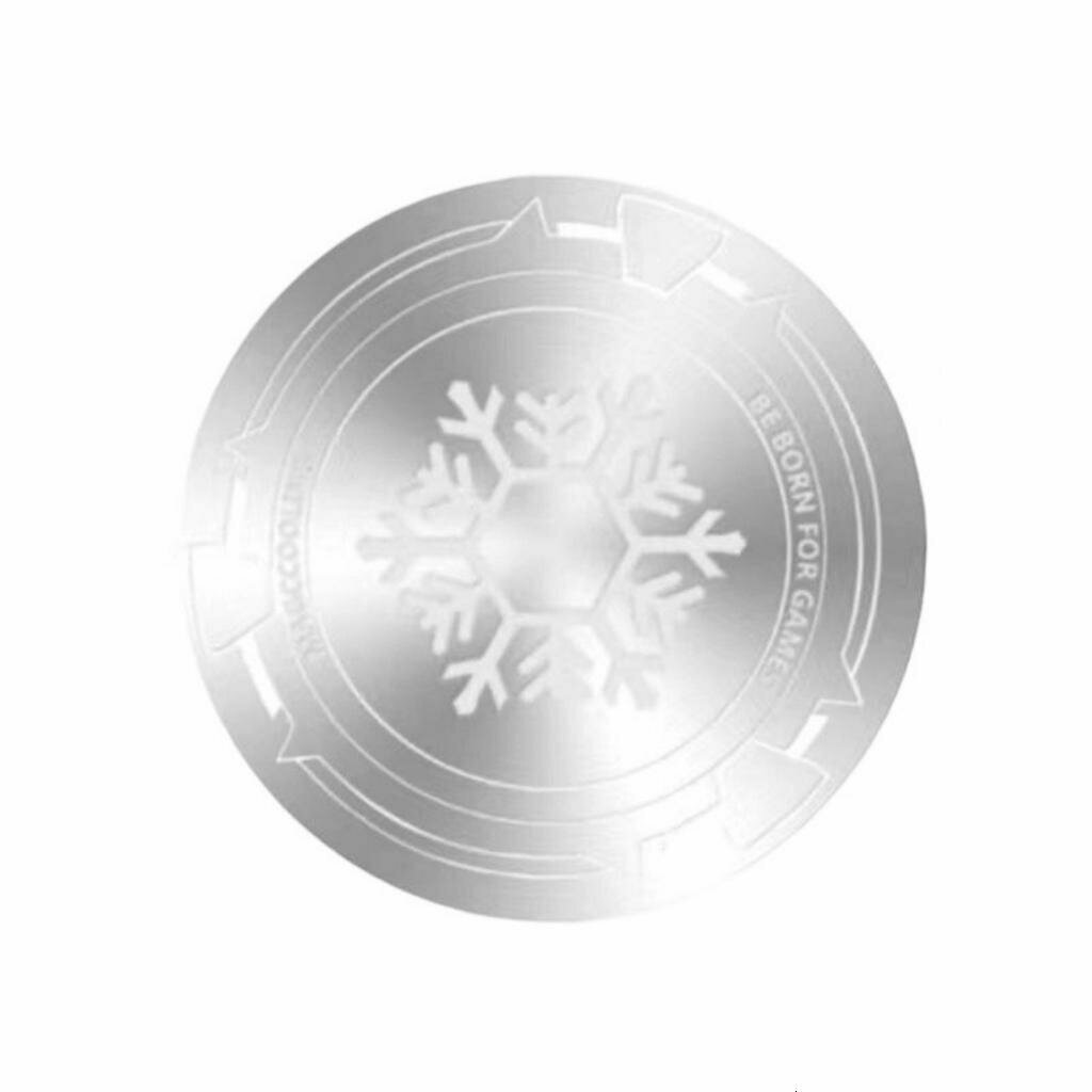 Алюминиевый магнитный охлаждающий чип для телефона, серебро - 9 cm