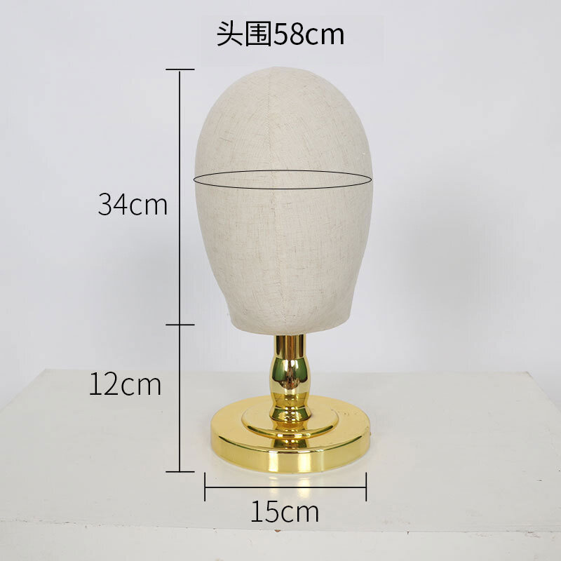 Манекен головы, подставка для париков, головных уборов и шляп, манекен головы с тканевой обивкой, манекен головы для витрины магазина одежды, манекен головы, манекен