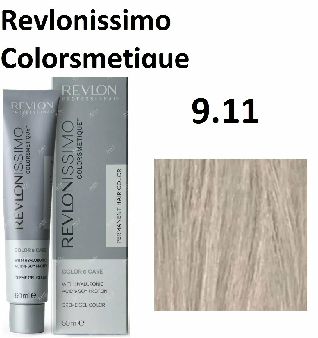 Revlon 9-1 Revlonissimo Colorsmetique Краска для волос очень светлый блондин пепельный 60 мл