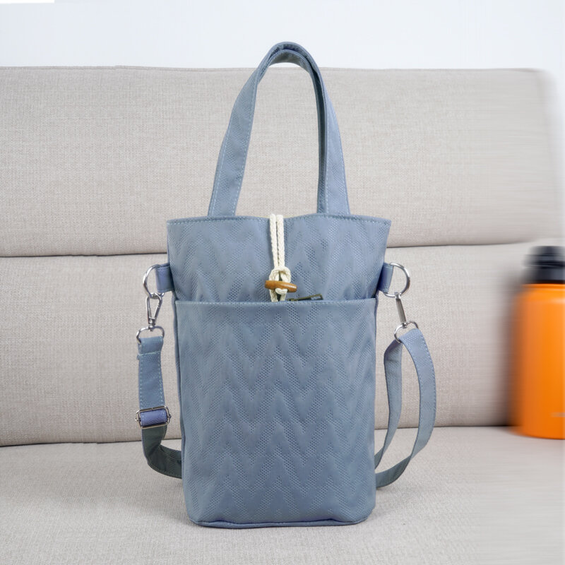 Утолщенная сумка через плечо с двойным держателем для стаканов, водонепроницаемая, с отделением для мамы, защитным чехлом, сумка для уличного зонта, изолированный держатель для стаканов