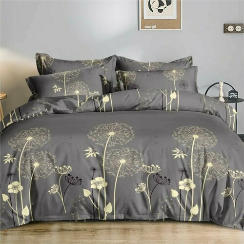 Комплект постельного белья Эко Сатин "Одуванчики" 1,5 спальное