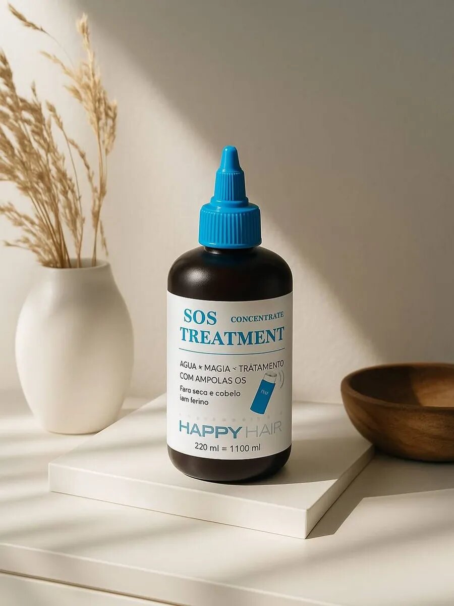 Сыворотка Happy Hair "SOS Treatment", для волос, восстановление, 220мл