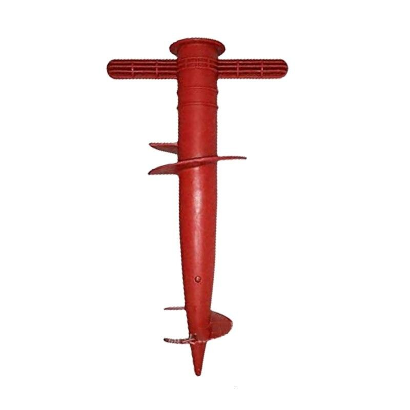 Пластиковые колышки для палатки, переносные анкеры для песка, красный