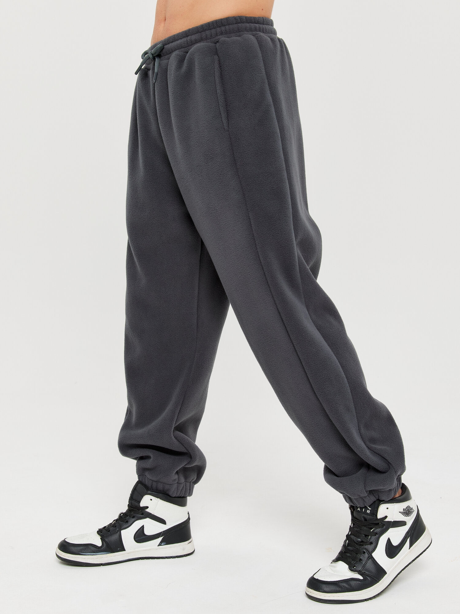 Брюки спортивные y2k теплые из флиса