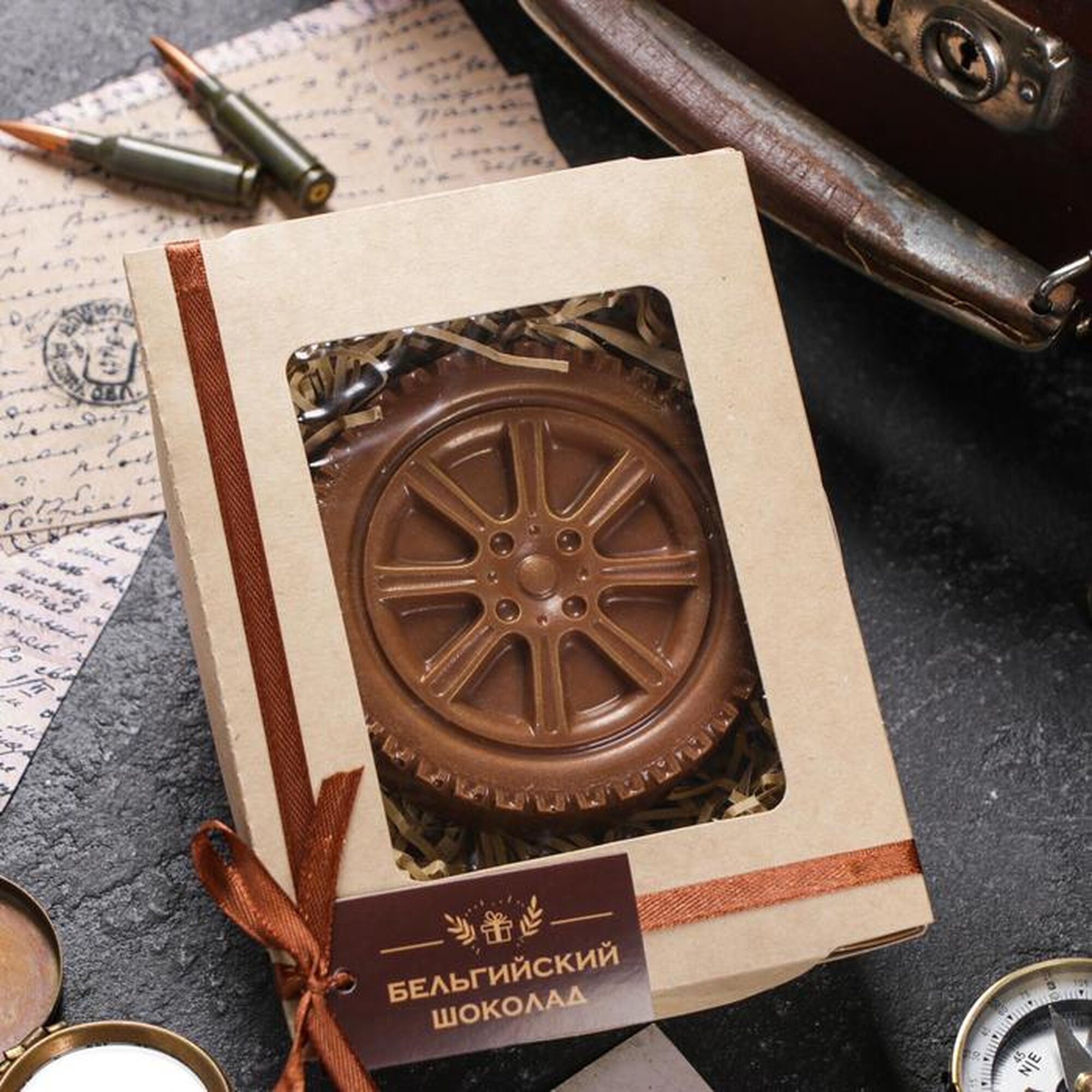 Шоколадная фигурка, Колесо, 80 г 5864566