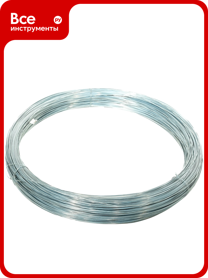 Оцинкованная проволока VOLOKA 2 мм, 25 кг, 1020 м ПЦ-2-25