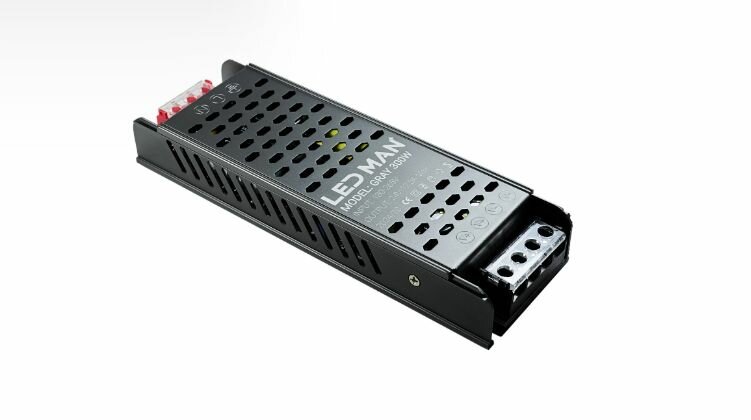 Блок питания для светодиодной ленты LED MAN 300Вт 24В, GRAY