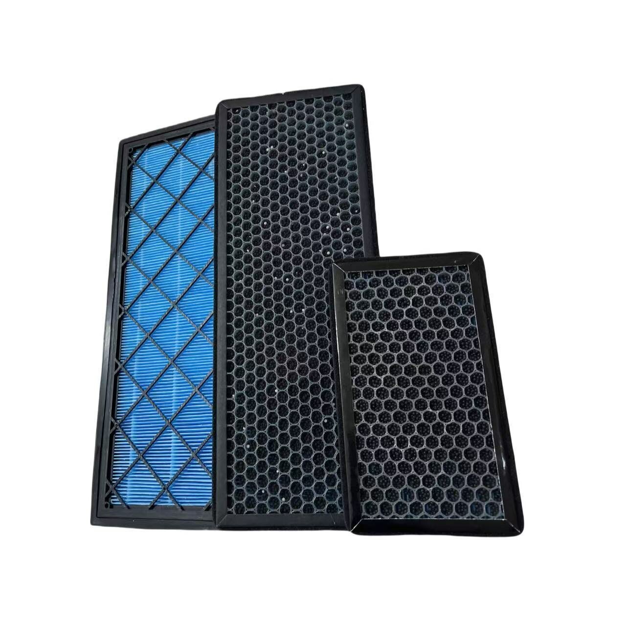 Подходит для автомобиля Tesla Model Y, освежитель воздуха, фильтр кондиционера, HEPA, активированный уголь, воздушная сетка