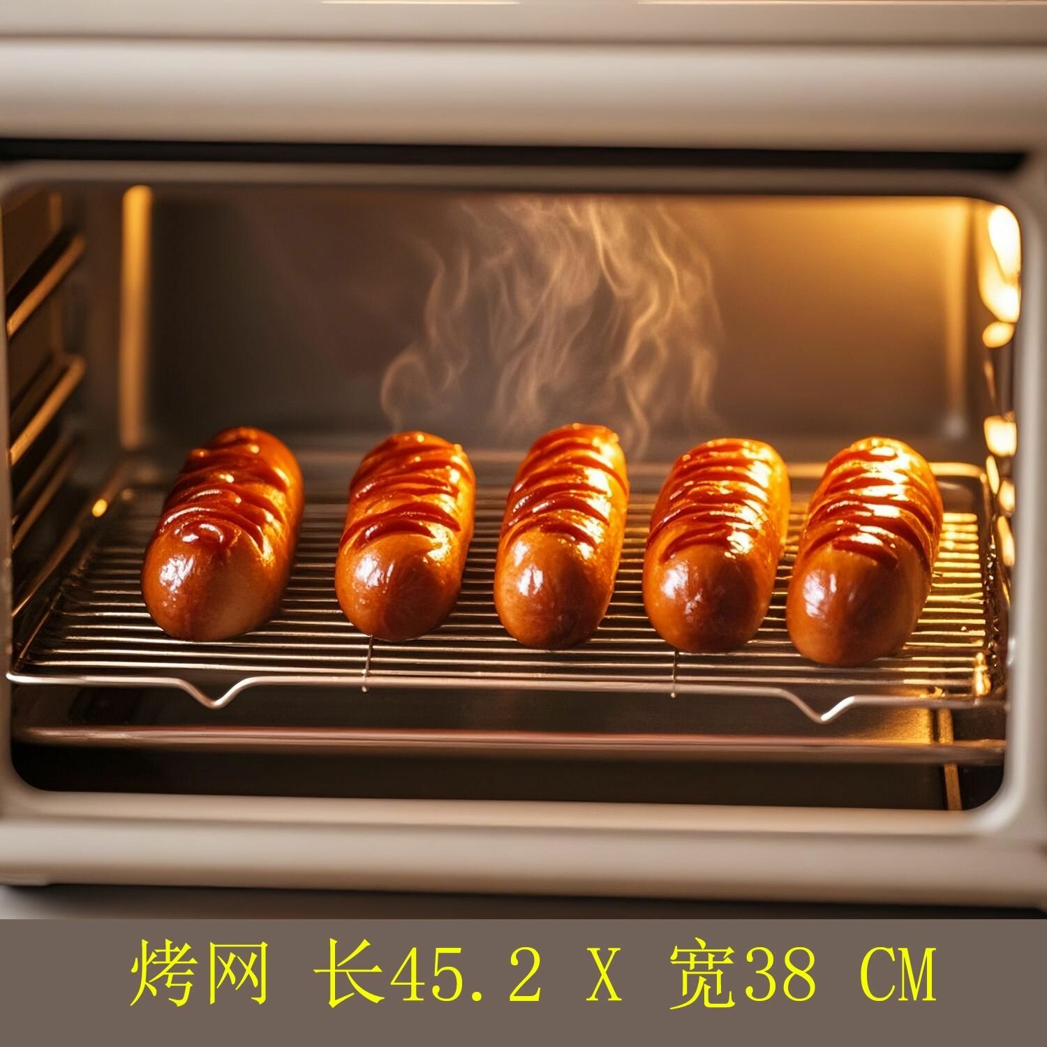 Утолщенная решетка для духовки, решетка для гриля из нержавеющей стали, решетка для барбекю, охлаждающая решетка с ножками, решетка для духовки, решетка для выпечки, универсальный тип.