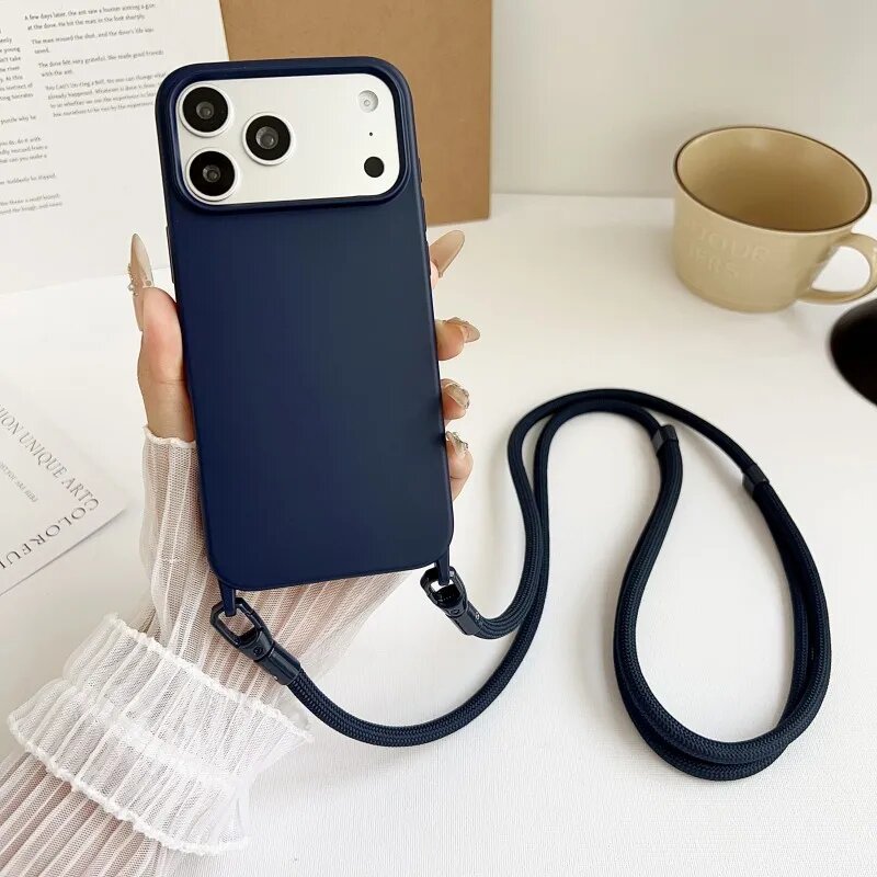 Официальный Мягкий Чехол Для iPhone 17 Pro Max 14 12 11 Темно-синий, darkblue, for iPhone 17Pro Max