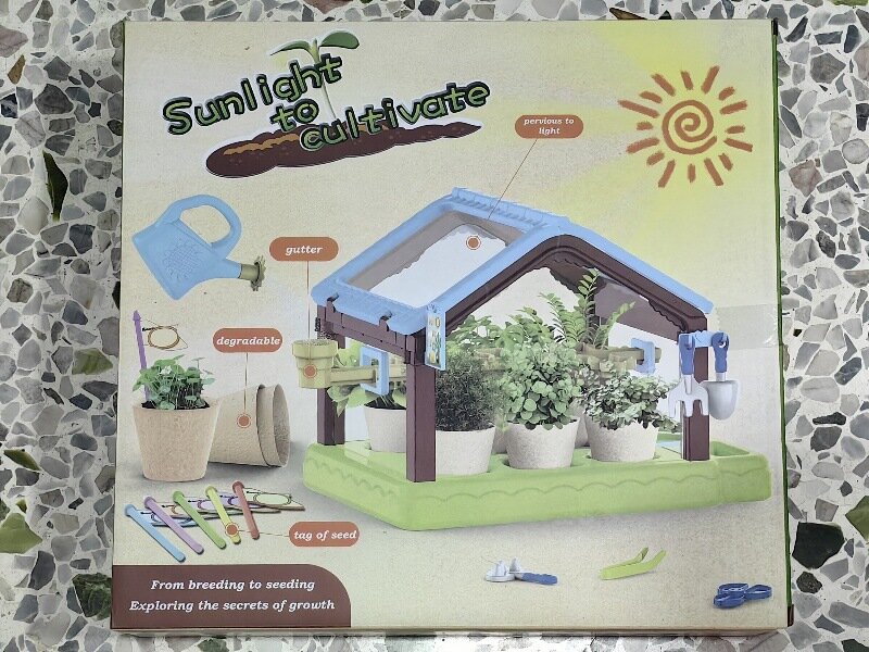 Детская теплица для выращивания растений, набор для научных экспериментов и ролевых игр
