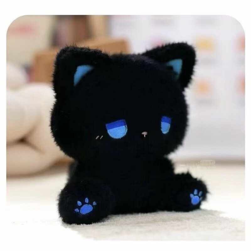 Милые и очаровательные плюшевые игрушки, мультяшные сидячие куклы, котята-эмо — идеальный подарок для друзей.12-18cm