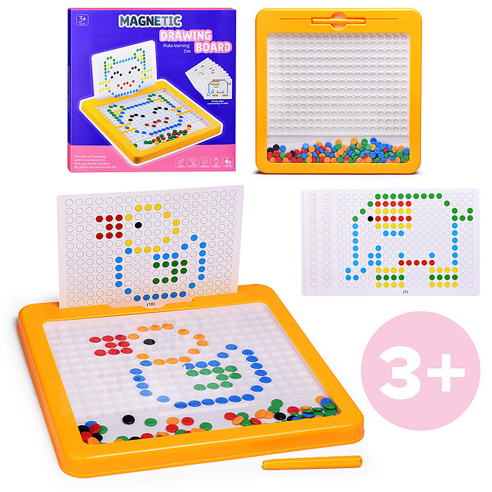 Мозаика Oubaoloon "Магнитный образ" в коробке, материал пластик и металл, набор деталей TSQ-1A