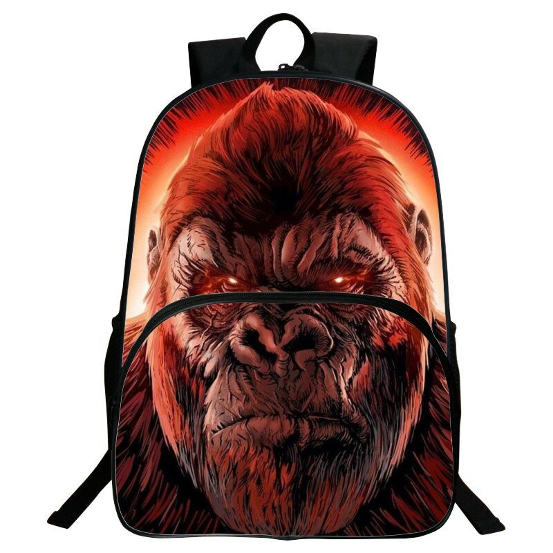 2026 Новый продукт с принтом Рюкзак Годзилла против Конга Мерчандайз из фильма Школьный рюкзак для студентов Детский рюкзак для мальчиков