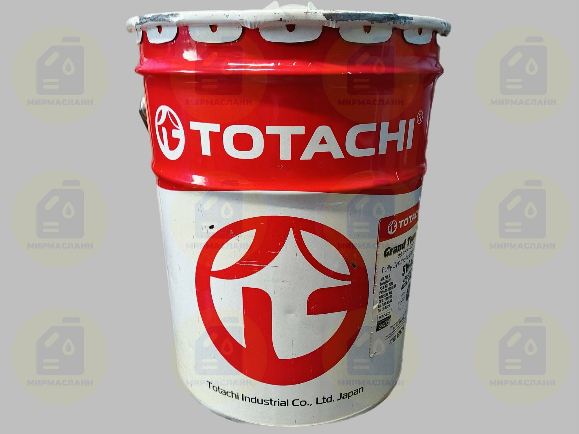 Масло моторное Totachi Grand Touring Fully Syntetic 5W-40 SN/CF A3/B4, 20 литров
