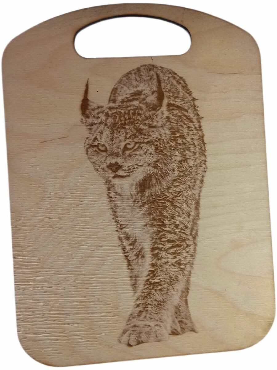 Доска разделочная рысь