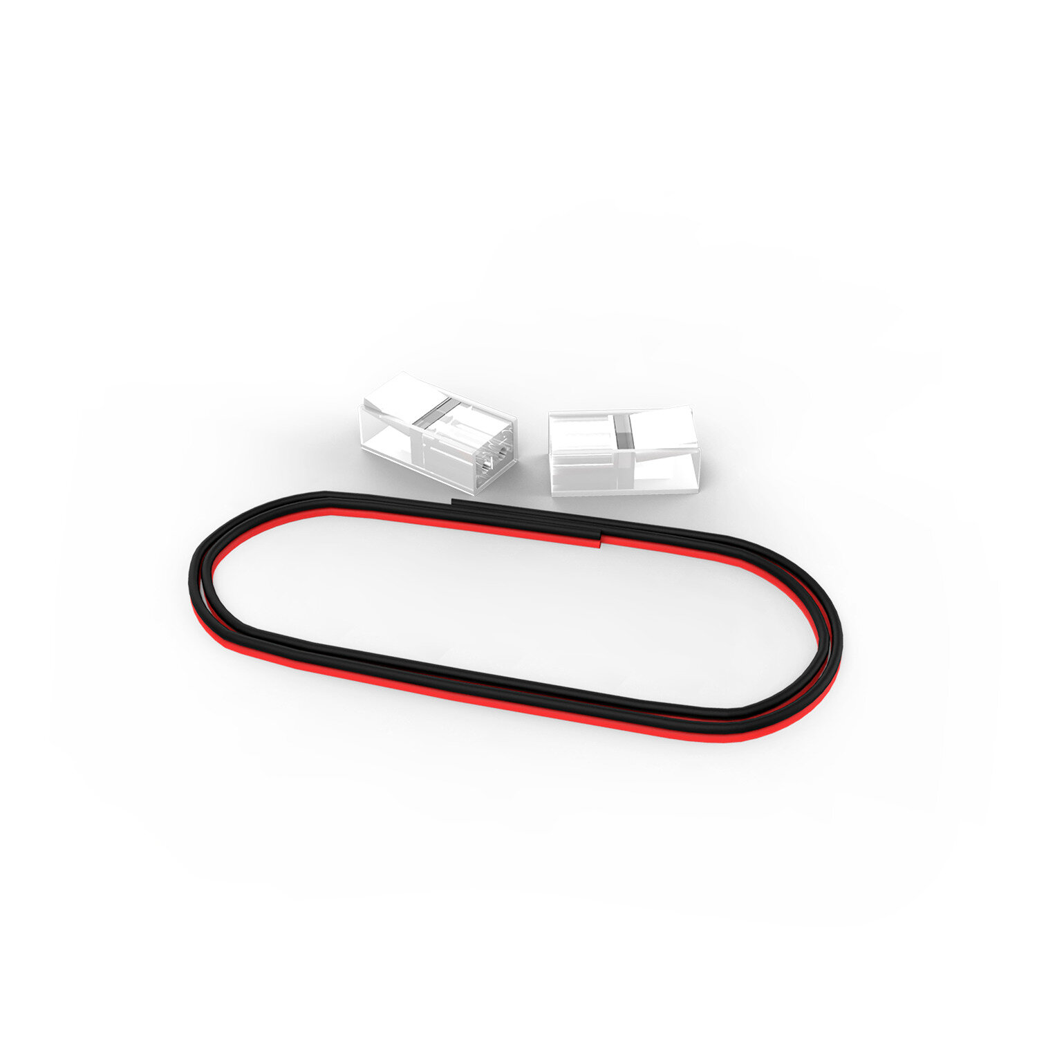 Набор коннектров для светодиодной ленты 8-10мм провод 30мм Basic Gauss BT401