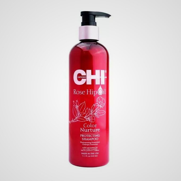Шампунь с маслом шиповника 340 мл Chi Rose Hip Protecting Shampoo Шампунь 340 мл