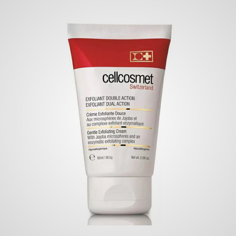 Мягкий отшелушивающий крем двойного действия 60 мл Cellcosmet&Cellmen Exfoliant Double Action Крем 60 мл