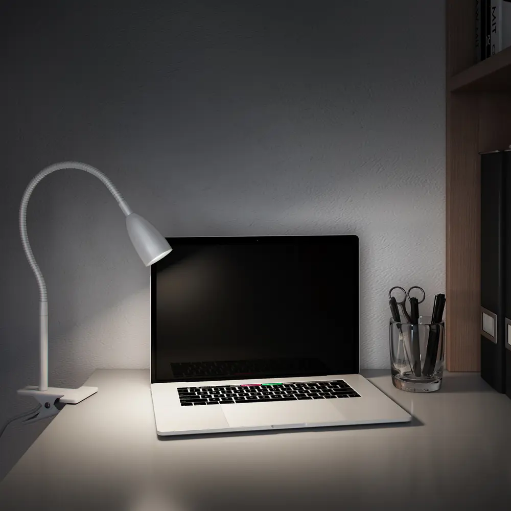 Настольная лампа светодиодная Inspire Gao нейтральный белый свет цвет белый