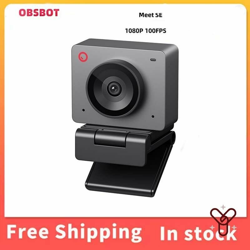OBSBOT Meet SE 1080P 100FPS Веб-камера AI Frameing Streaming Camera с 1/2.8" датчиком для настольных компьютеров ноутбуков, игр, встреч