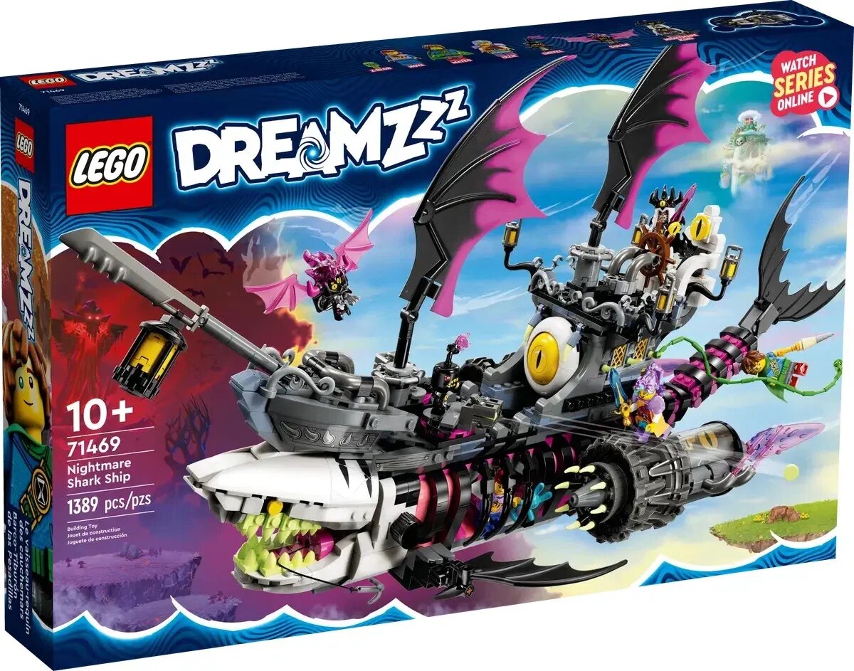 Конструктор LEGO Dreamzzz 71469 Nightmare Shark Ship