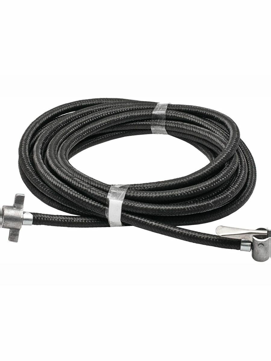 Шланг подкачки колес 6 метров для автомобильного компрессора 6.3 атм с штуцером и флажком, рукав d-6 мм