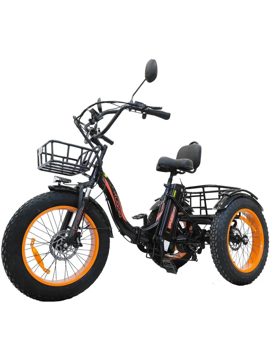 Электровелосипед трехколёсный Kugoo Trike 750W, 48V, 15.6Ah.