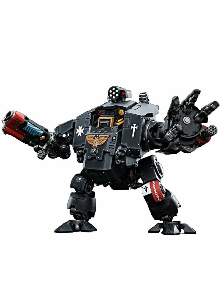 Подвижная фигурка JOYTOY Warhammer 40000 1/18 Black Templars Redemptor Dreadnought Подарочная модель