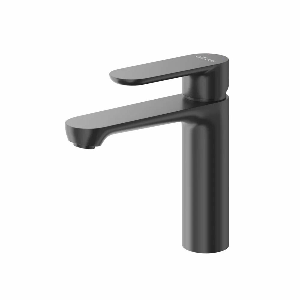 Смеситель Cezares STYLUS для раковины черный матовый, с донным клапаном