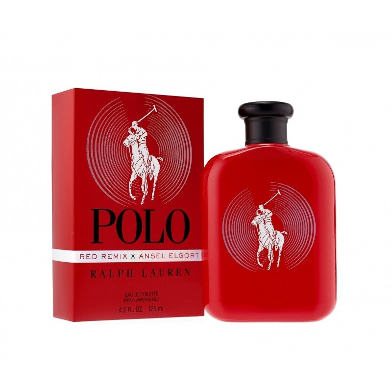 Ralph Lauren Polo Red Remix X Ansel Elgort 125 мл, Туалетная вода мужская