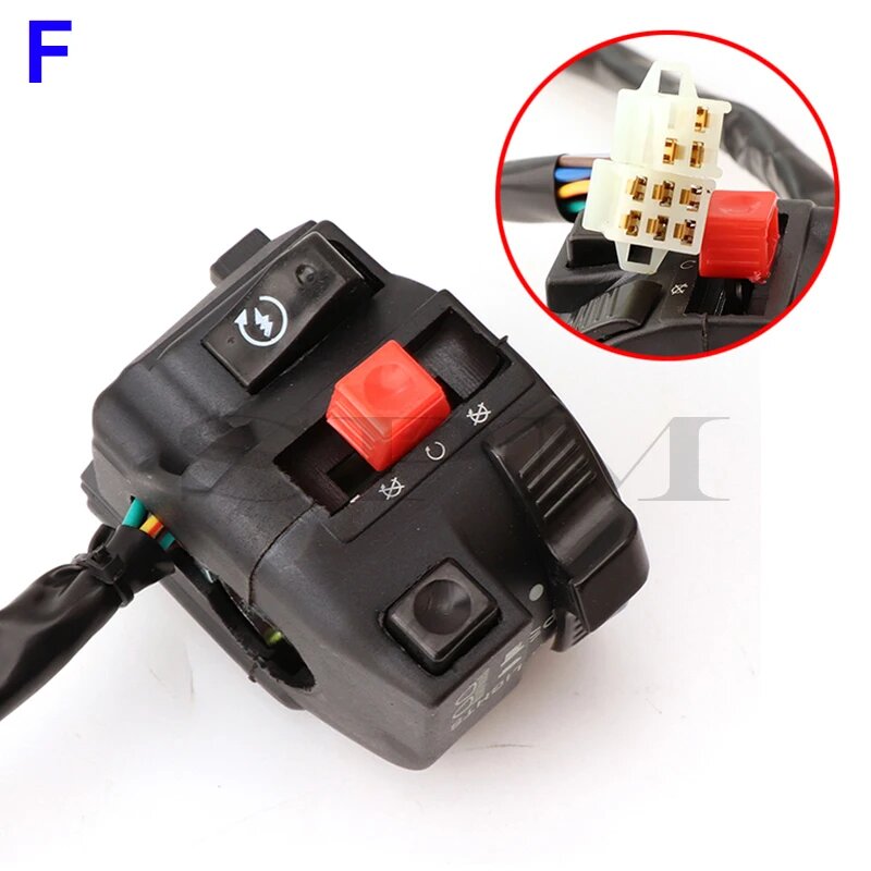 3/4/5-функциональный электрический пусковой переключатель Kill Light Hi-Lo Beam для 4-Function-F