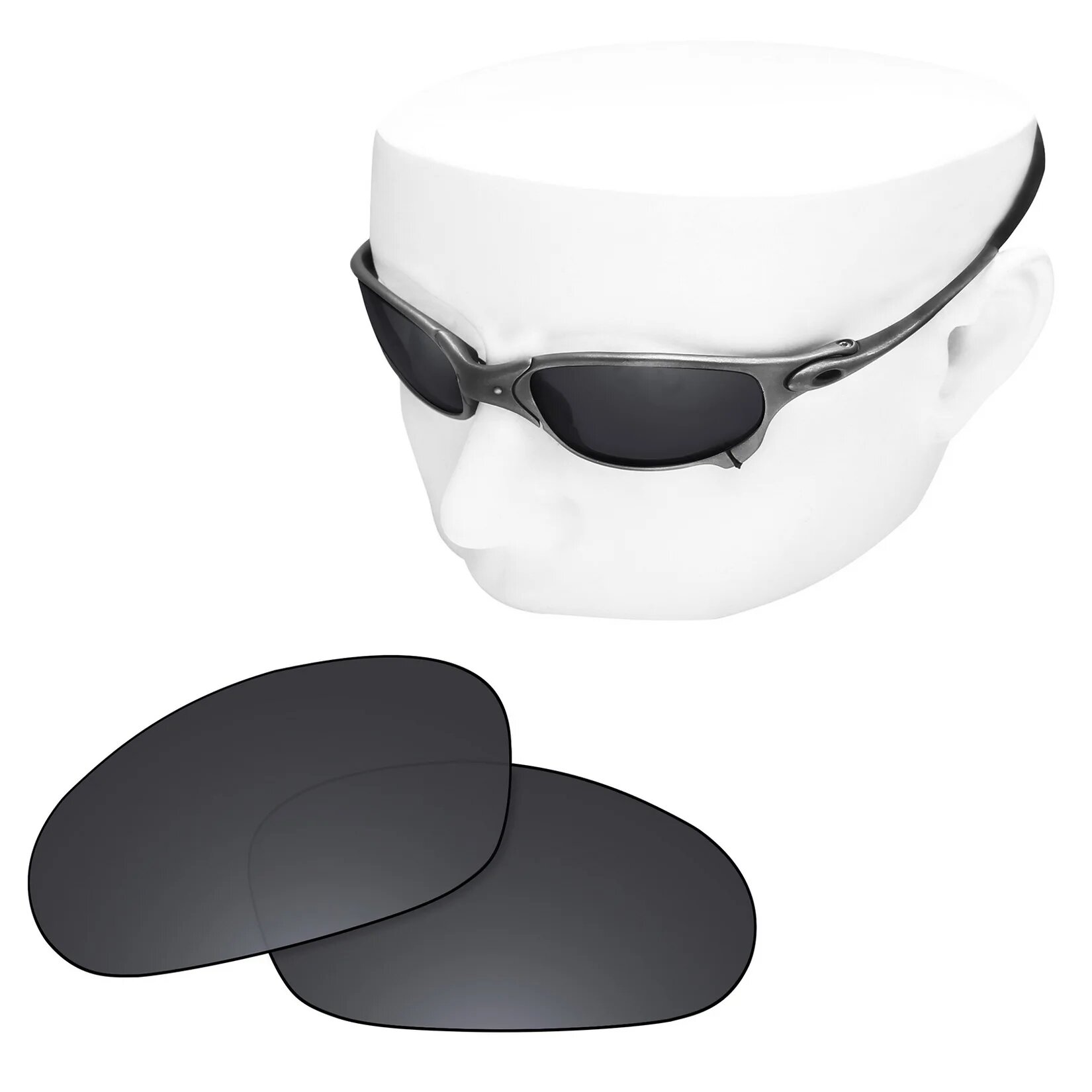 Линзы Oakley Juliet белые, Black Non-Polarized